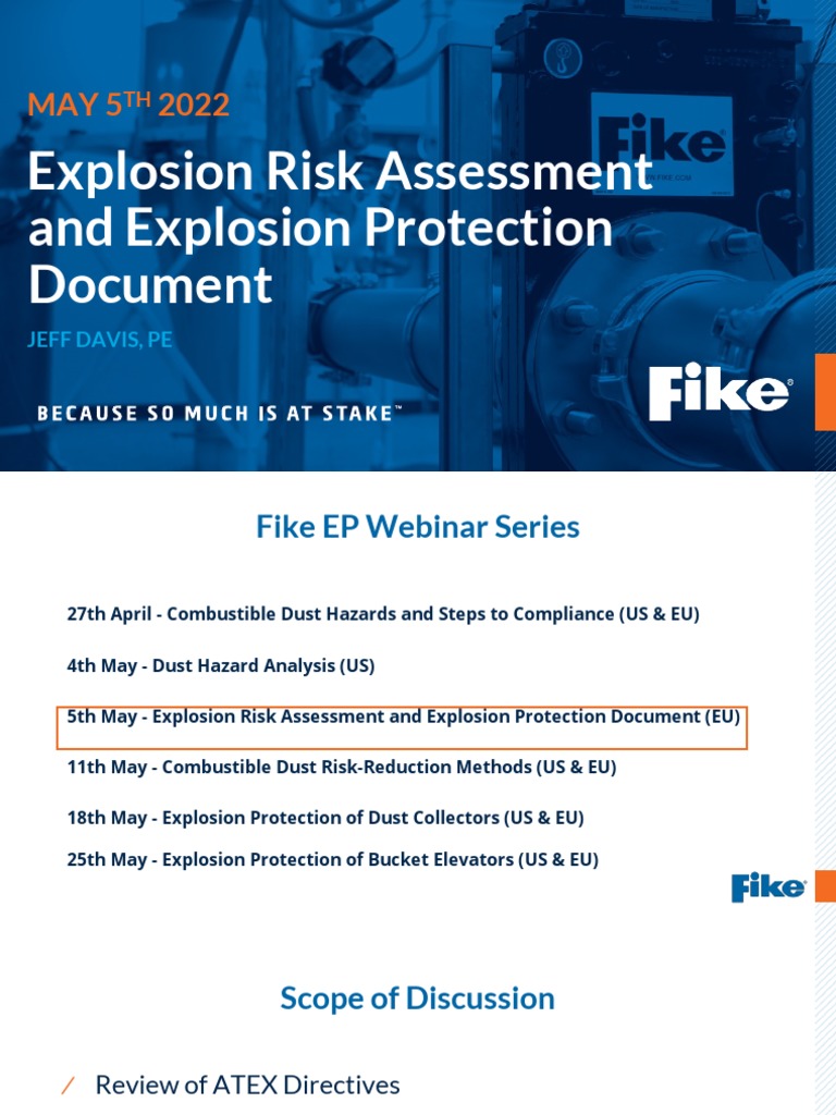 Explosion Risk Assessment Overview | PDF | Occupational Safety And ...