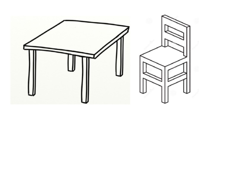 Colouring Table Chair | PDF