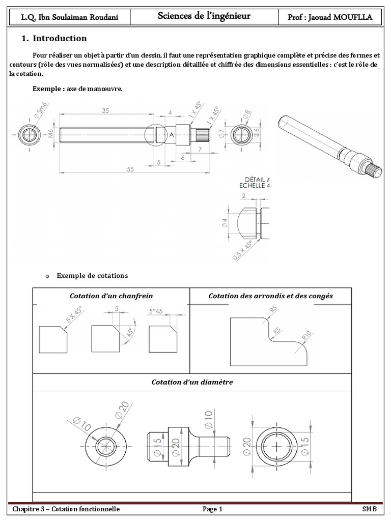 Cotation fonctionnelle ISO et ajustements | PDF | Ingénierie mécanique