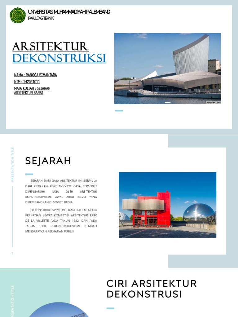 Rangga Bimantara - 142021011 (ARSITEKTUR DEKONSTRUKSI) | PDF