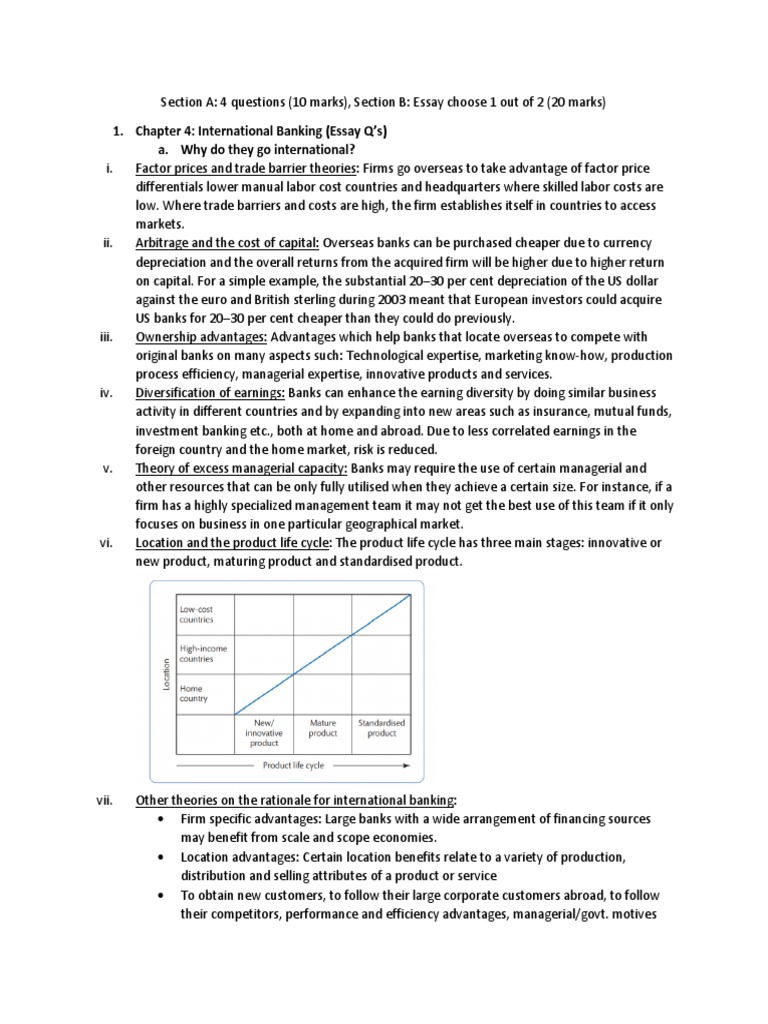 International Banking | PDF | Financial Risk | Banks