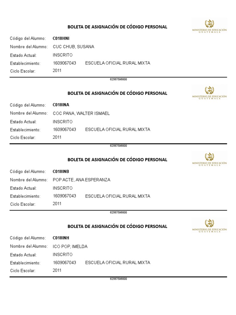 Codigo Personal | PDF