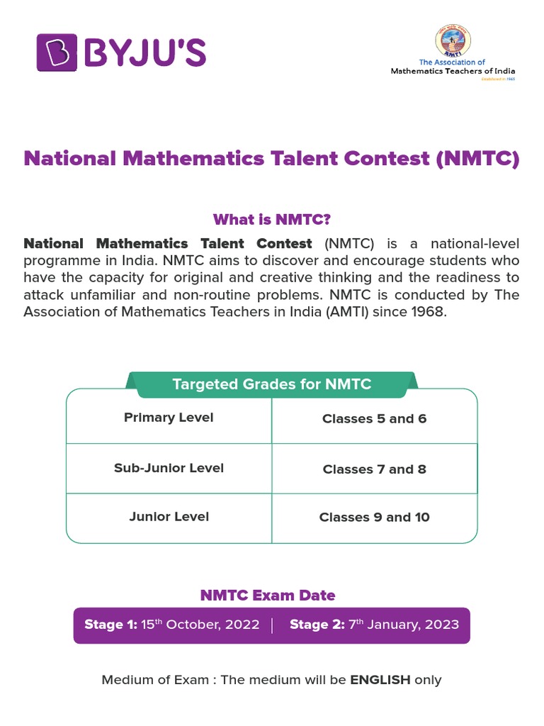 NMTC | Download Free PDF | Numbers | Abstract Algebra