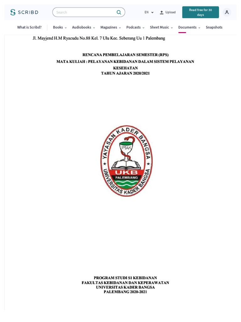 PDF Pelayanan Kebidanan Dalam Sistem Pelayanan Kesehatan - Compress ...