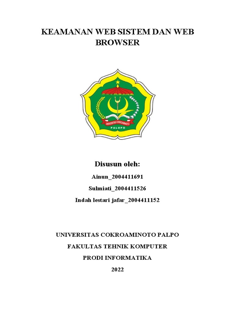 Keamanan Web Sistem Dan Web Browser | PDF