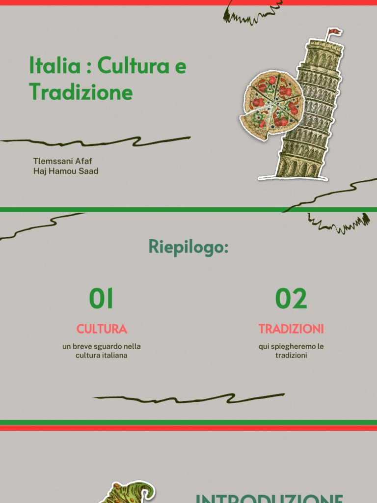 Presentation Italien | PDF