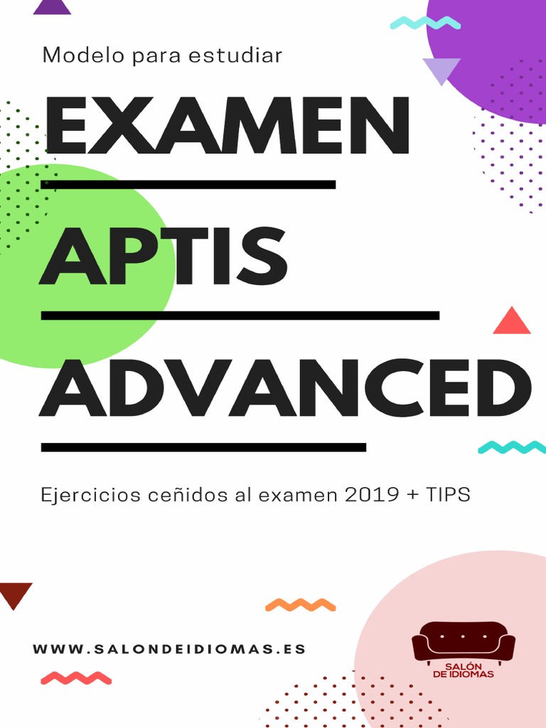 Examen Aptis Advanced - Modelo para Estudiar - TOAZ - Info | PDF