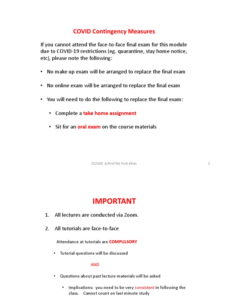 CS2108 L1 Introduction v8 | PDF | Data Compression | Convolution