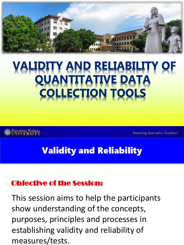 Validty and Reliability Handout | Download Free PDF | Validity ...