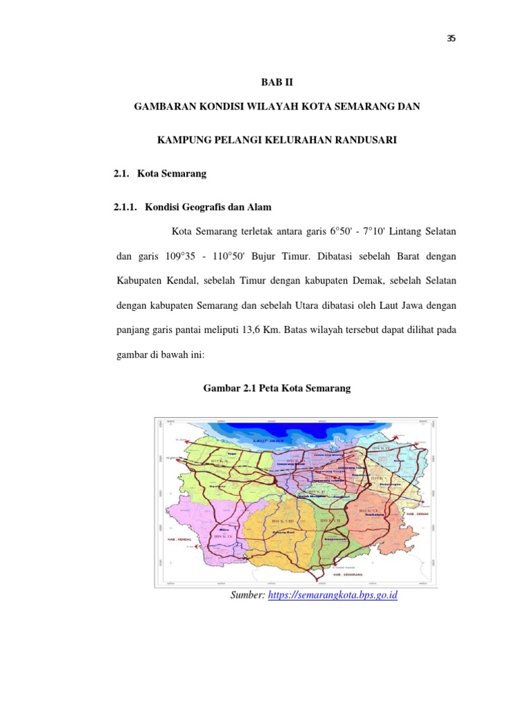 Batas dan Wilayah Kota Semarang | PDF