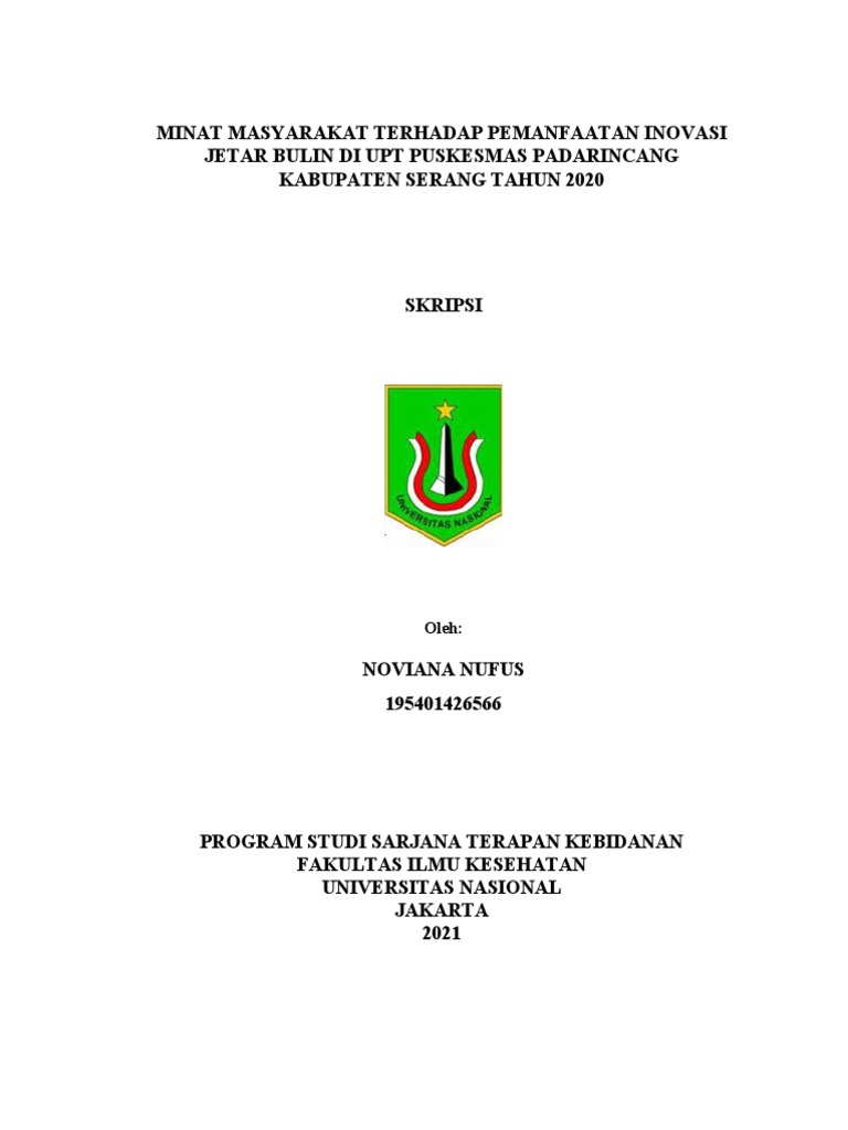 Revisi Bab 4 Dan 5 New Noviana | PDF