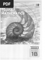 Think Mathematics Workbook 1A | PDF