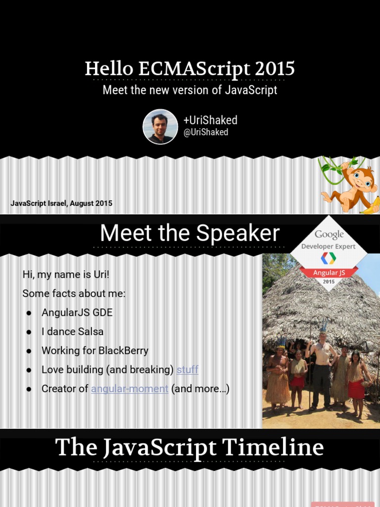 Hello Ecmascript 2015 Presentation Pdf Java Script Constructor Object Oriented Programming 9313