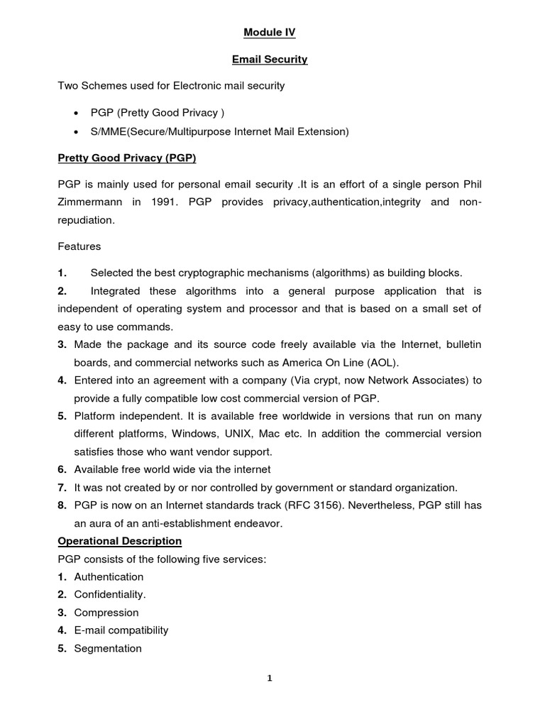 mod4 computer security | PDF | Key (Cryptography) | Public Key Cryptography