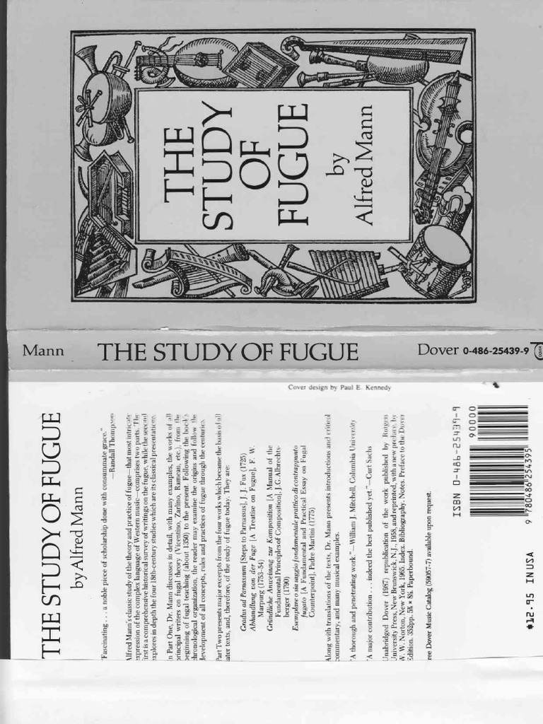 Alfred Mann - The Study of Fugue | PDF