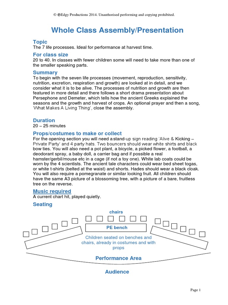 7 Life Processes Script Sample | PDF | Plants | Breathing