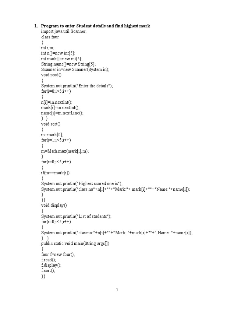 Java Program Pdf Method Computer Programming Computer Programming 5943