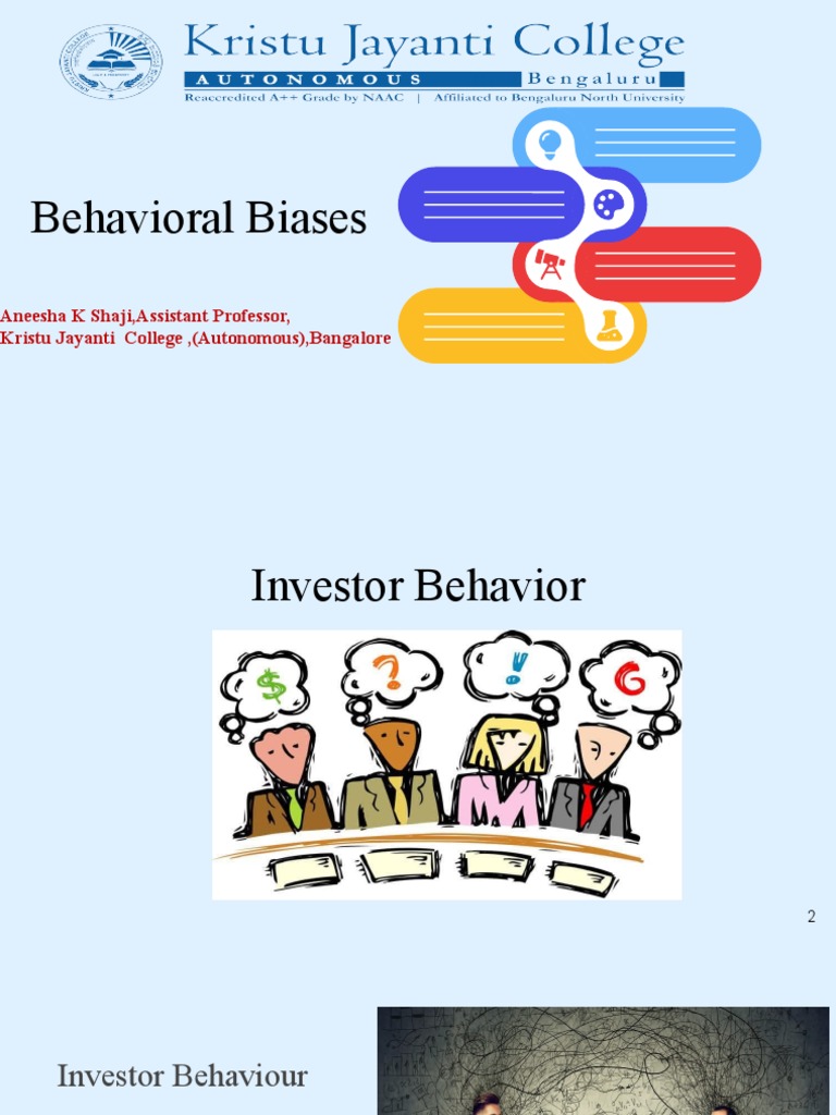 Behavioural Finance and Biases | PDF | Behavioral Economics | Investing