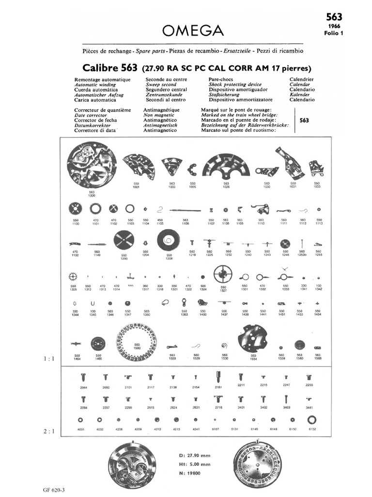 Omega Omega 563 | PDF