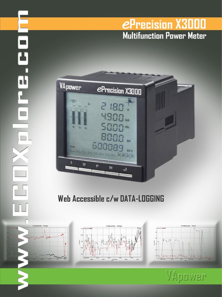 X3000 Catalogue EcoXplore | PDF | Ac Power | Distortion