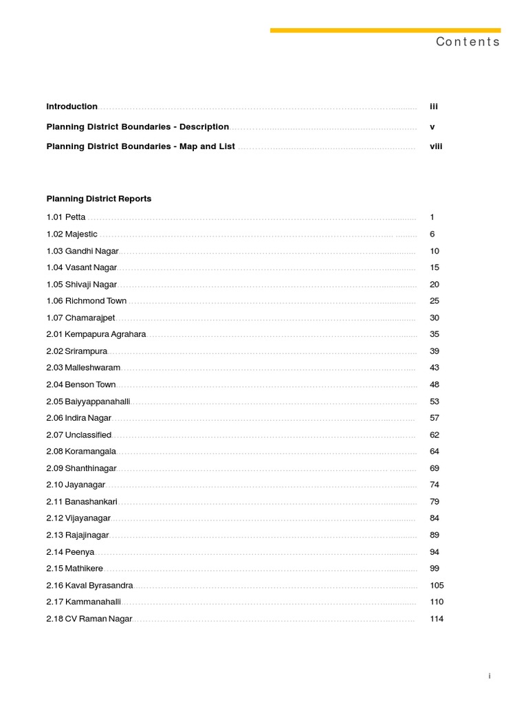 Planning District Report | PDF | Traffic | City
