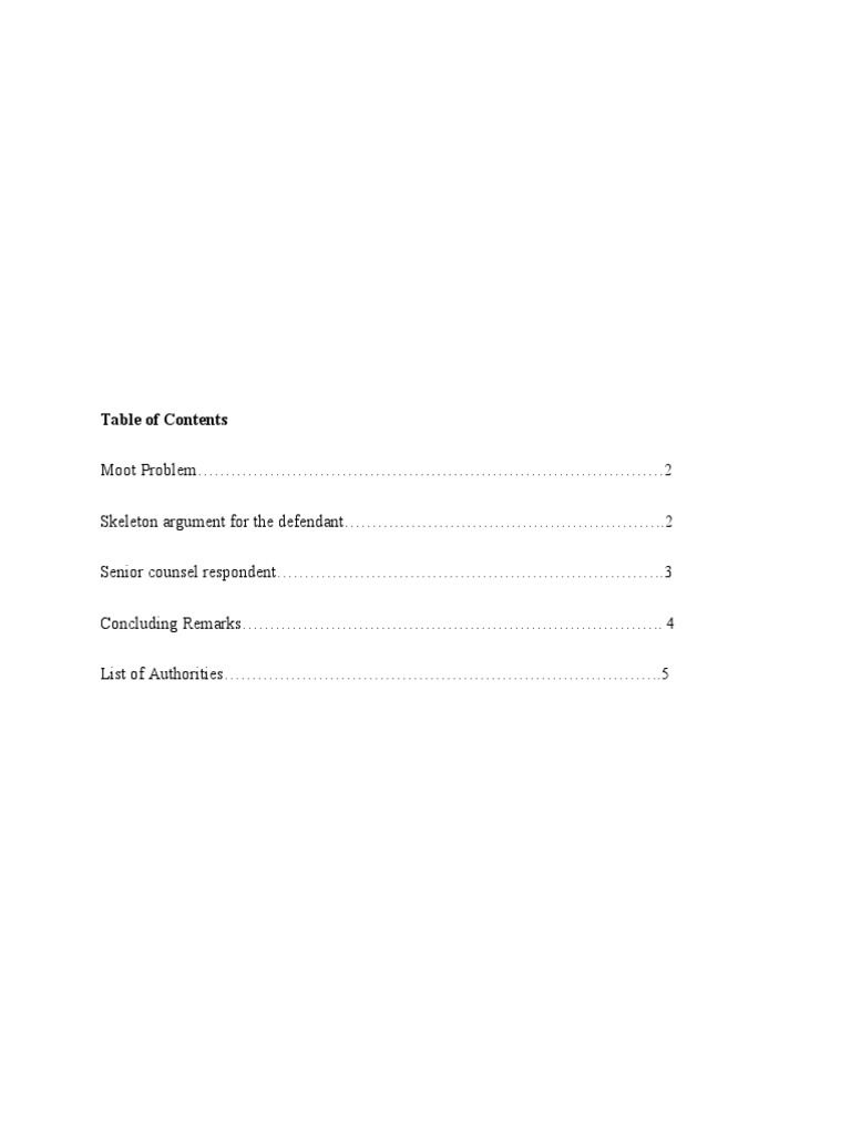 Skeleton Argument Final | PDF | Legal Procedure | Criminal Law