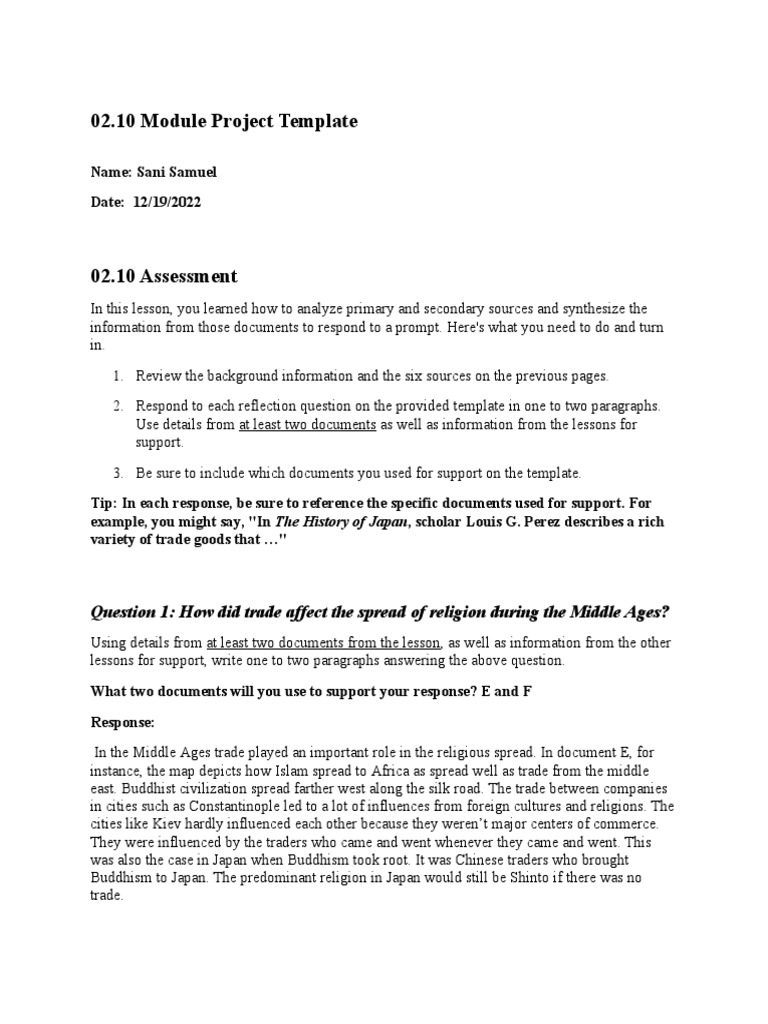 02 10 Module Project 1 Pdf Shinto Trade 9497