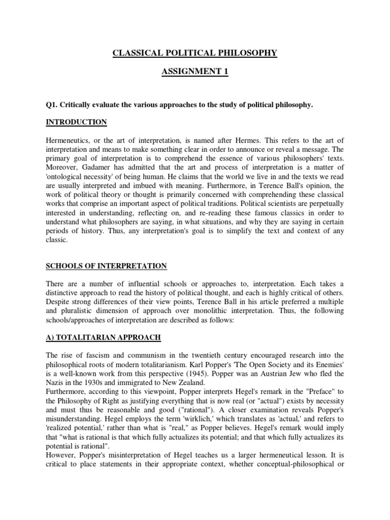 Assignment 1 | PDF | Psychoanalysis | Postmodernism