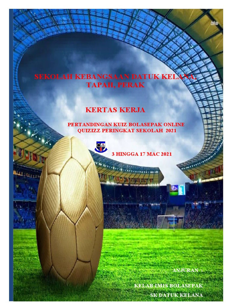 Pertandingan Kuiz Bola Sepak Online 2021 | PDF