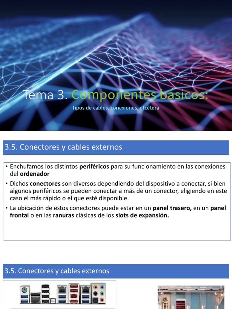 Tema 3. Parte 3 | PDF | USB | Hardware de la computadora Tema 3. Parte 3 | PDF | USB | Hardware de la computadora