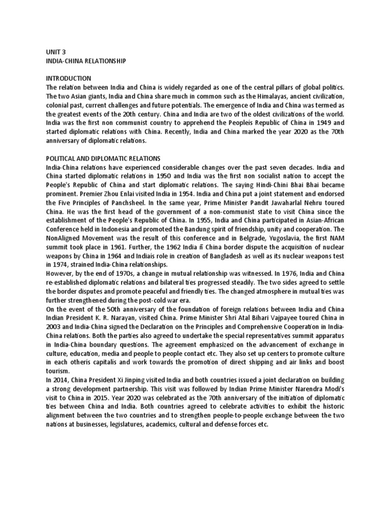 Unit 3 | PDF | International Relations | Global Politics