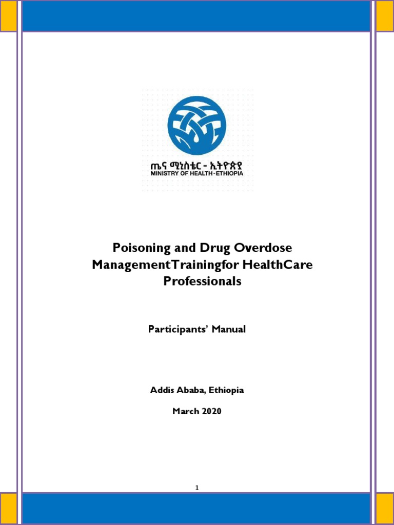 Poisoning and Drug Overdose Manegement YG | PDF | Poison | Drug Overdose