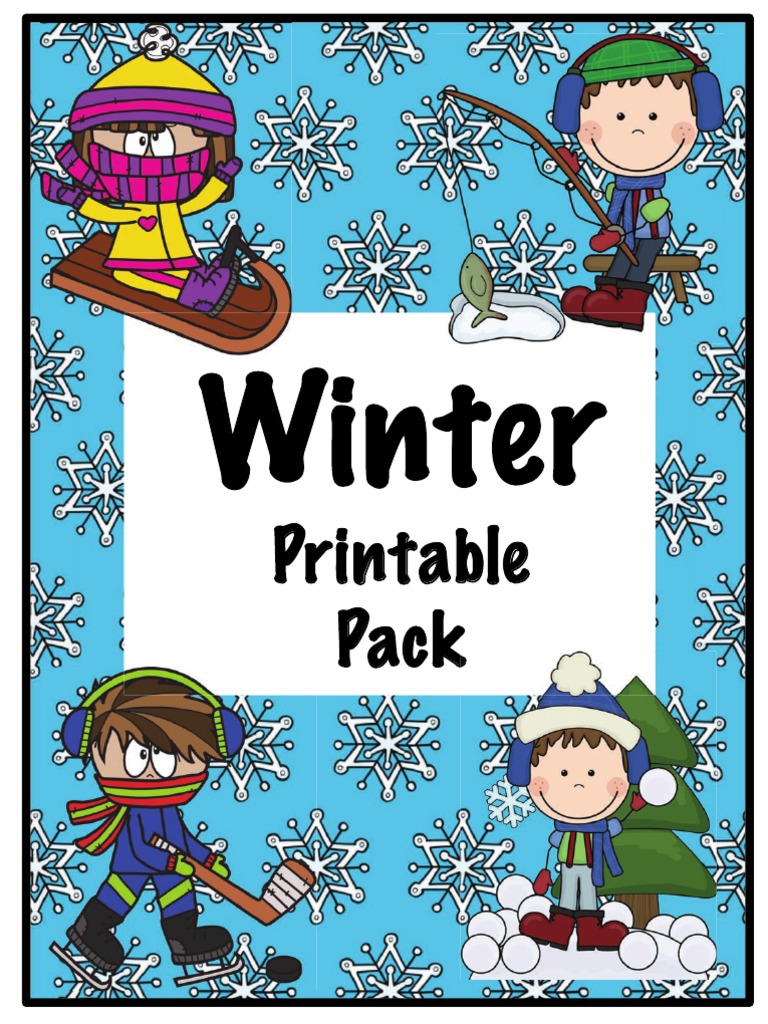 Winter Printable Pack KWG A | PDF