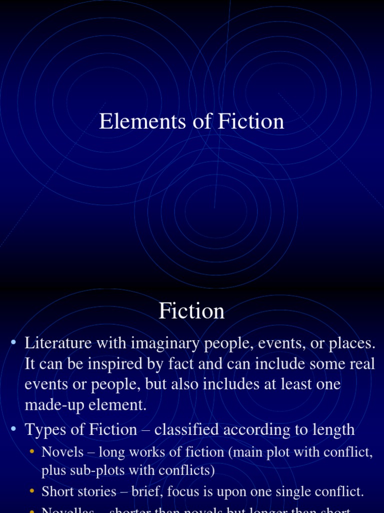 Elements of Fiction | PDF | Narration