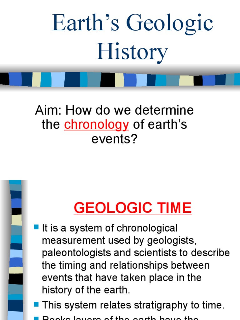 Earth Geologic History | PDF | Geologic Time Scale | Geology
