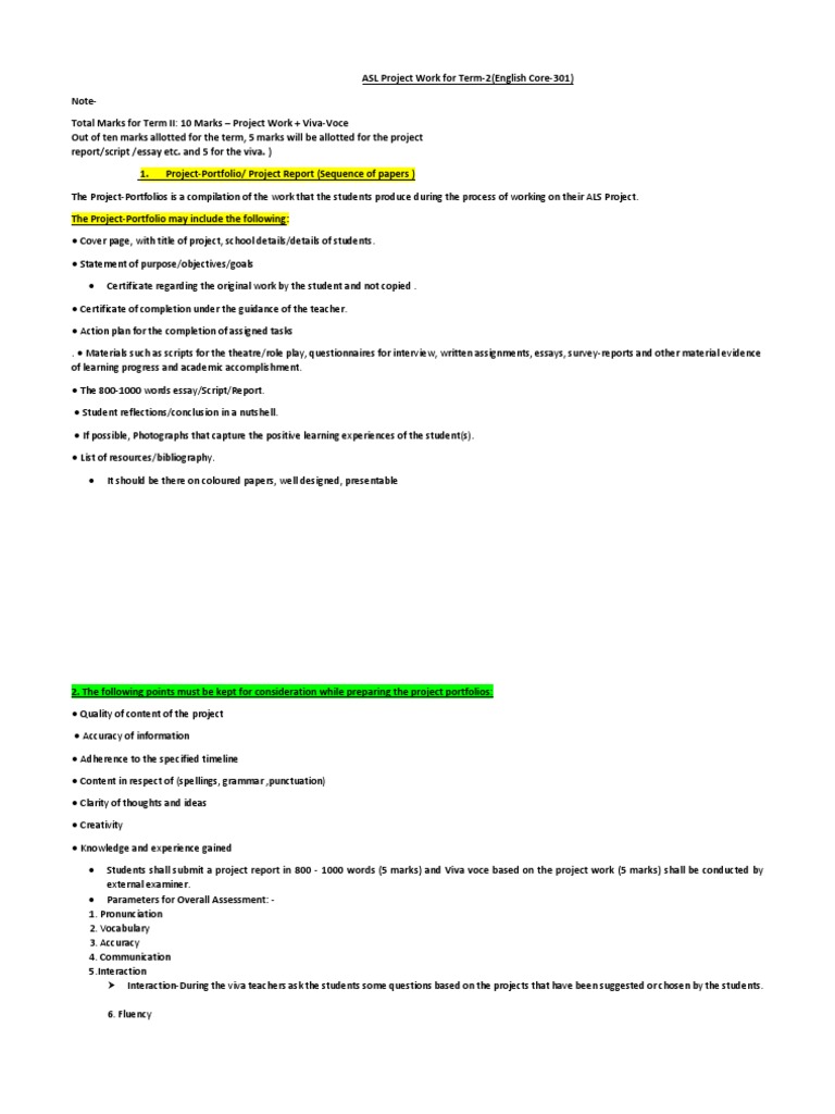 XII-ASL Projects Term-2, 2021-22 | PDF | Essays | Thesis