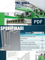 Acotec Wall Panel Specifications Malaysia | PDF | Building Engineering ...