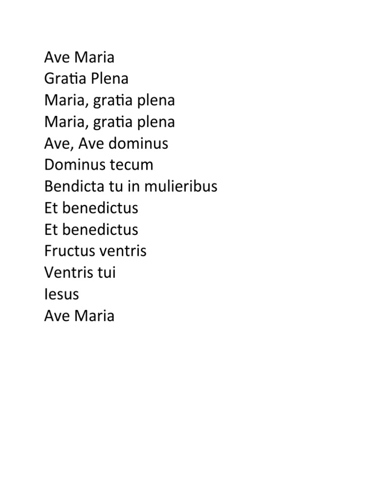 Ave Maria | PDF