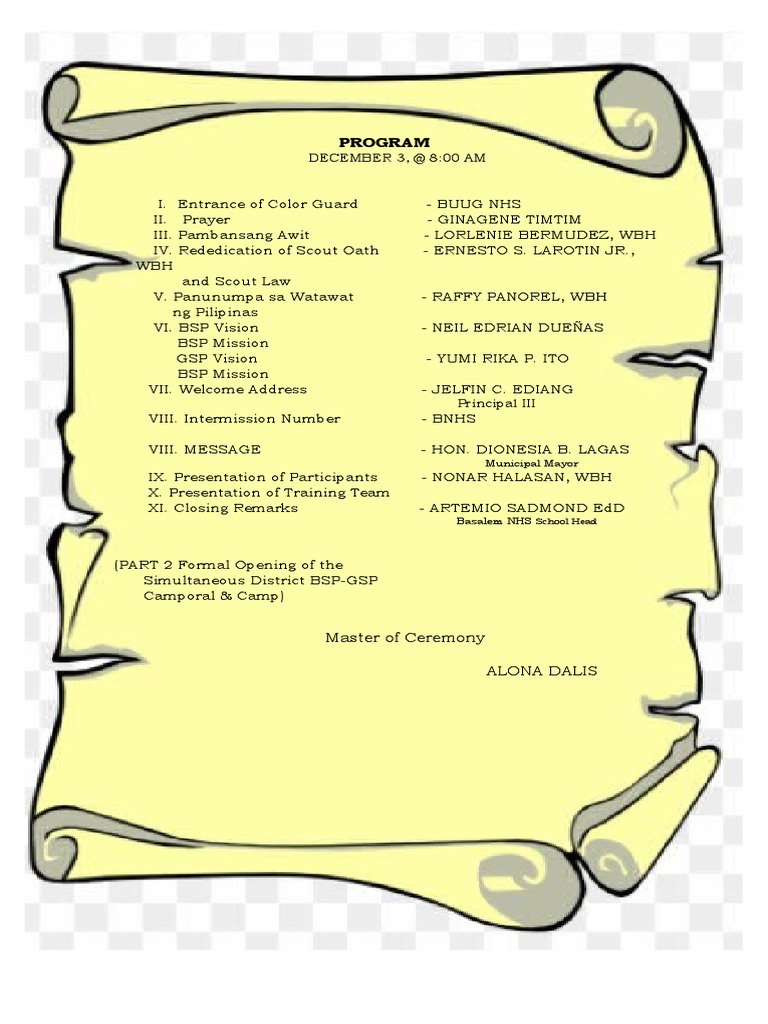 Program BSP GSP | PDF