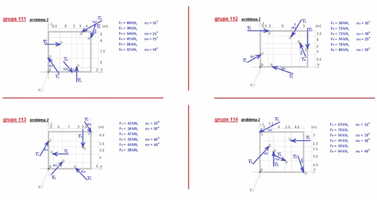 Test - 1 - 2 - Reducere Sist Forte Coplanare | PDF
