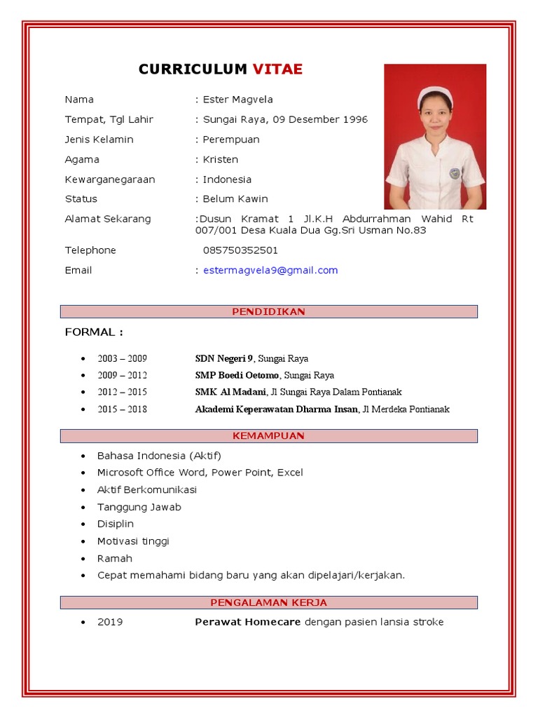 CV Ester Magvela | PDF