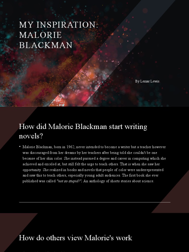Malorie Blackman Done | PDF