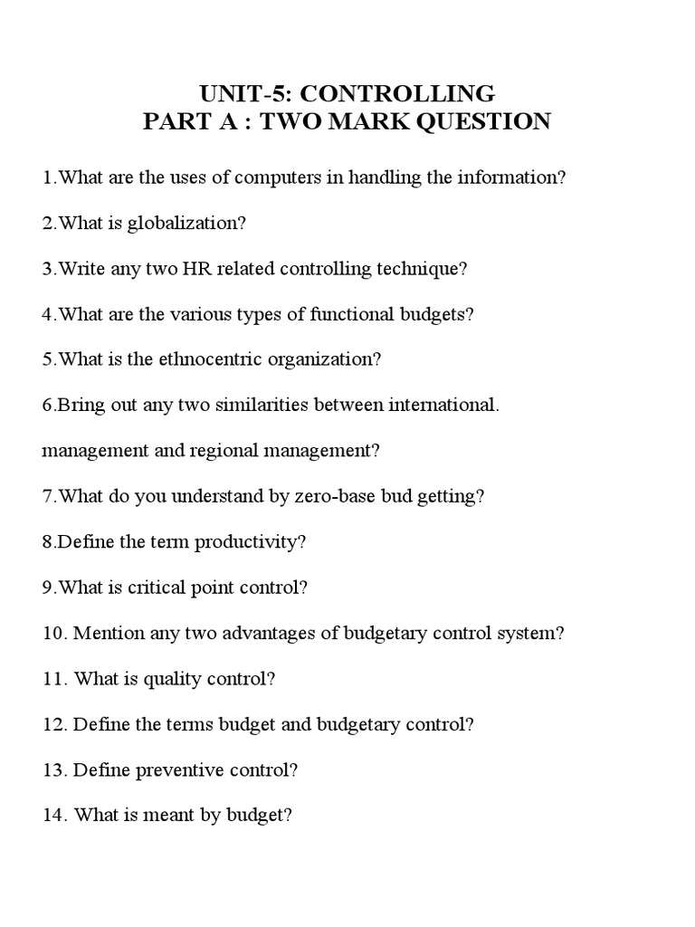 Pom Unit 5 Pdf Computing Business