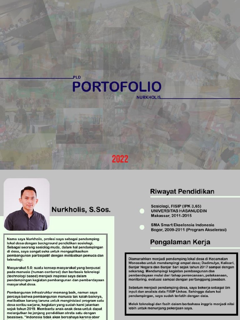 Portofolio Nurkholis | PDF
