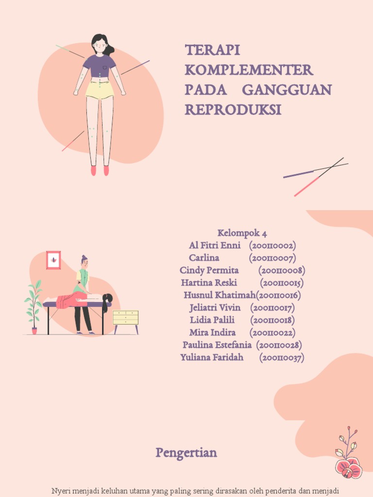 Kelompok 4 Kdk2 - TUGAS 2 (Terapi Komplementer Pada Gangguan Reproduksi) | PDF