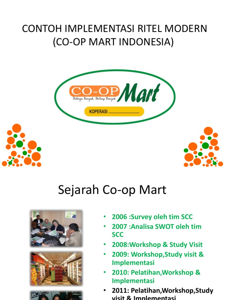 1.3.CONTOH IMPLEMENTASI Ritel Modern | PDF