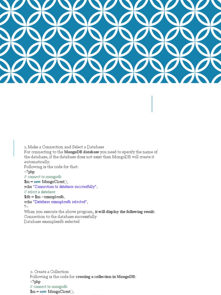 Php With Mongodb Pdf Mongo Db Databases
