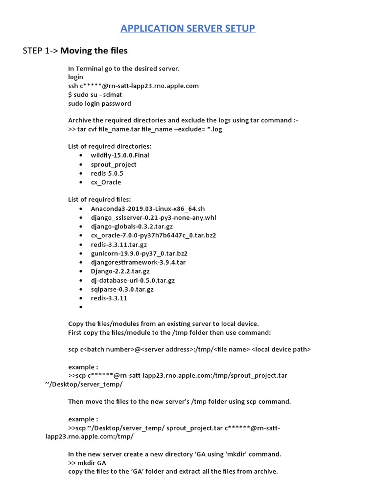 Server Setup | PDF | Sudo | Computer File