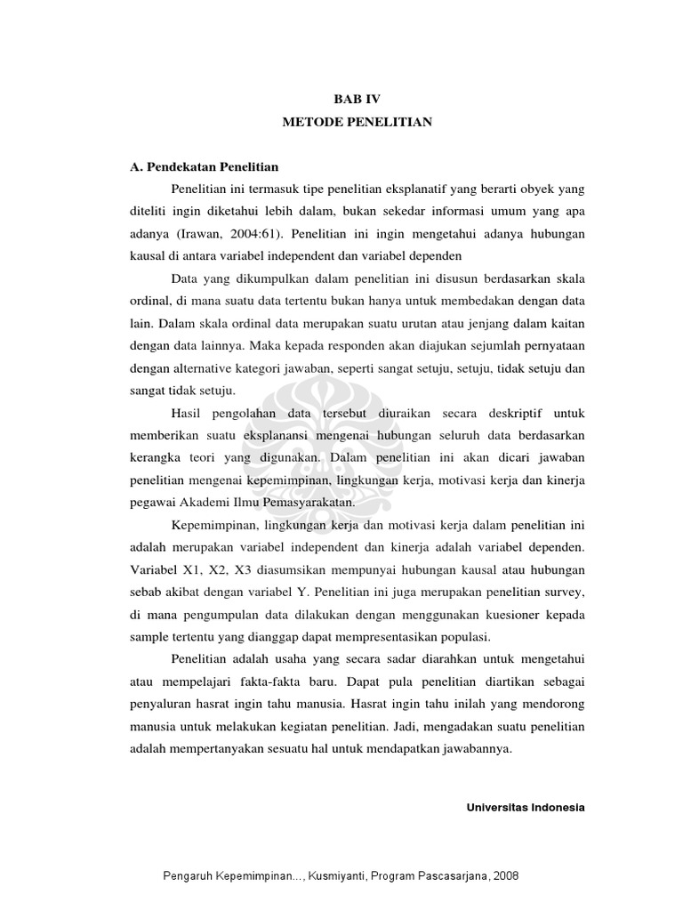 BAB 4 4 Variabel | PDF