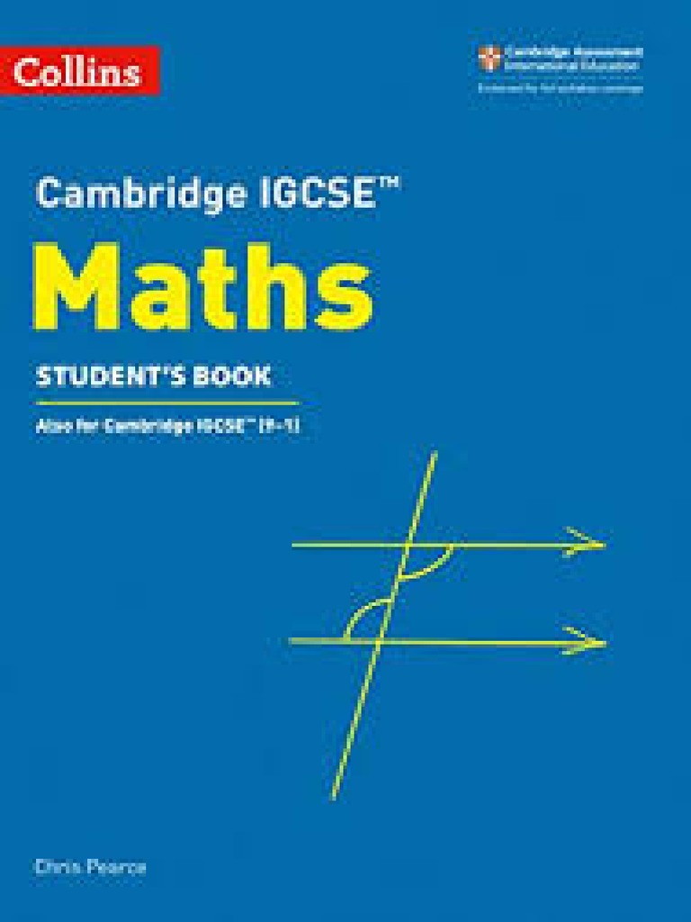 Cambridge IGCSE Maths Student's Book by Collins | PDF